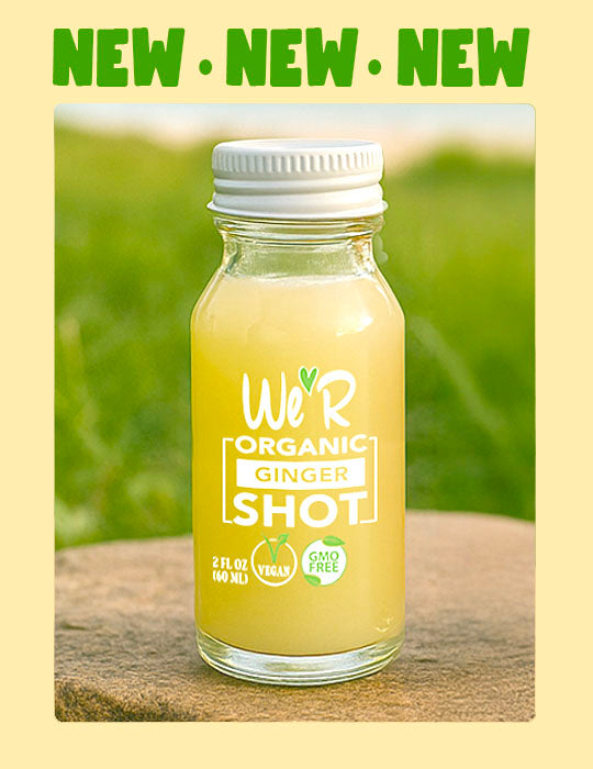 Organic Ginger Shot! (12 Bottles pack) – We´R 100% Fruit & vegetable ...